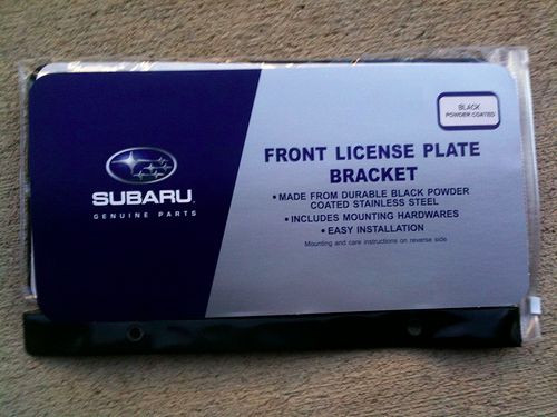 GENUINE 2008-2025 Subaru Impreza Legacy Forester Front License Plate ...