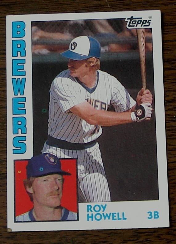 Roy Howell, Brewers, 1984 #687 Topps Baseball Card, GOOD CONDITION | eBay