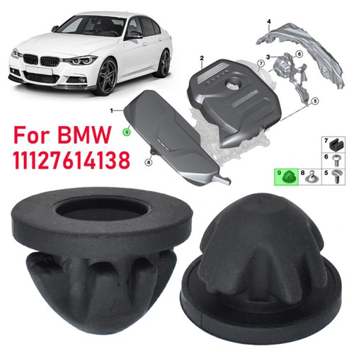 4pcs Car Engine Cover Trim Rubber Mount Grommet Bush 11127614138 Fit ...