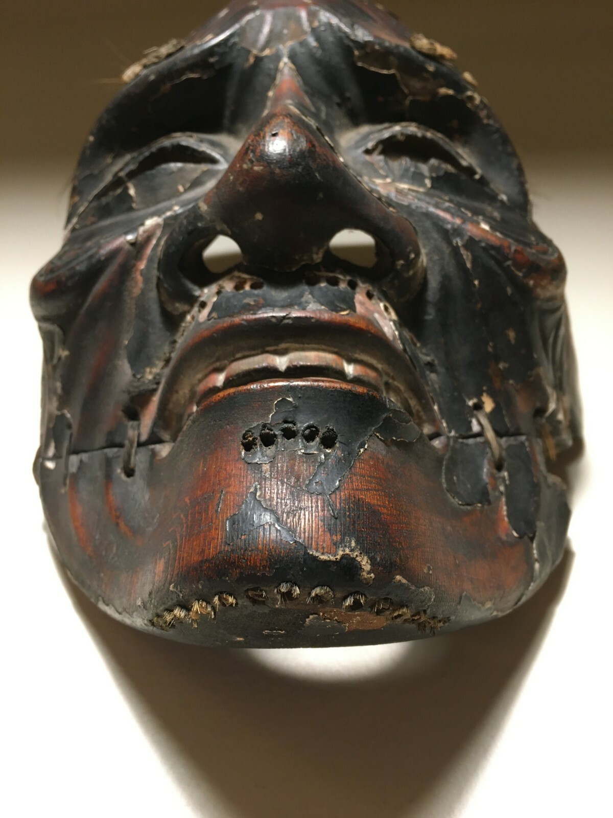 Antique Edo Period Japanese Noh "Ko Jo" Mask Patina/Danced SIGNED ...