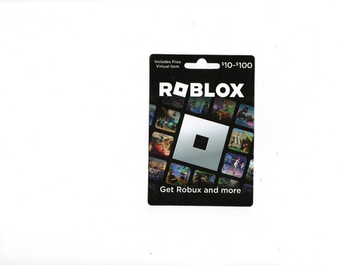 Roblox $100 Gift Card includes Virtual item Gift Card Roblox Game Brand ...