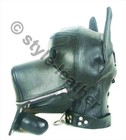 100% Premium Quality Leather Dog / Puppy Play Mask / Hood with Mouth ...