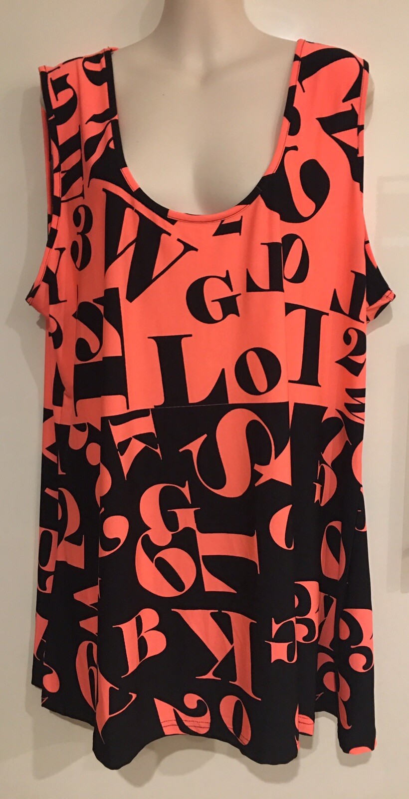 NWT City Chic Sleeveless Fluro Top Plus Size XL | eBay