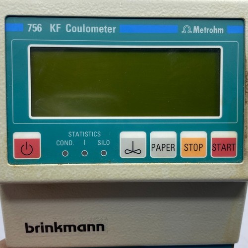 Brinkmann Metrohm 756 KF Coulometer W/ Printer Option 100-240V 50/60HZ ...