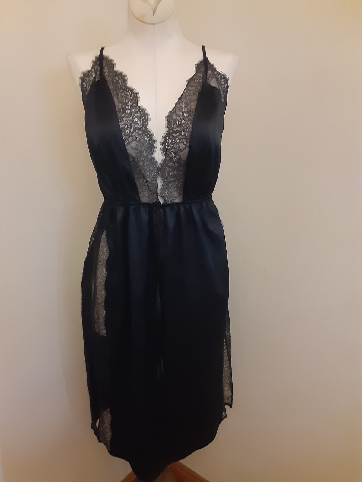 Victoria Secrets Lingerie Black Nighty Size Med. Sexy Look | eBay