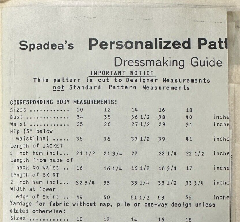 Spadea 2061 Designer Pattern Slim Fitting Suit Popper 1950's Vintage ...