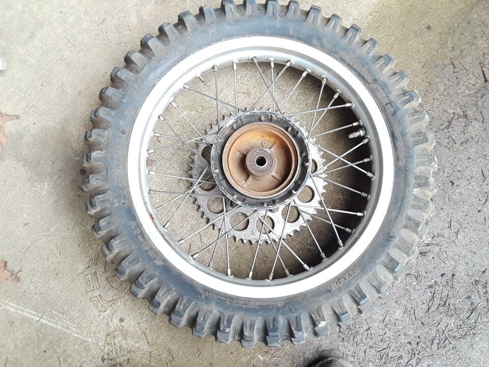 1985 Honda XR250R Rear Wheel xr250 xr xr350r xr200r xr600r original 200 ...