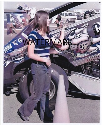 1970s Drag Racing-"Jungle Pam" Hardy-"Jungle Jim" Liberman Blown Nitro ...