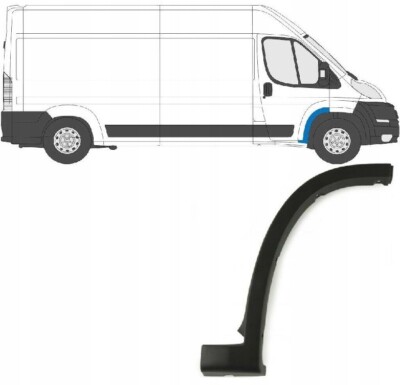 Wheel Arch Trim Front Right For Relay Peugeot Boxer Fiat Ducato ...