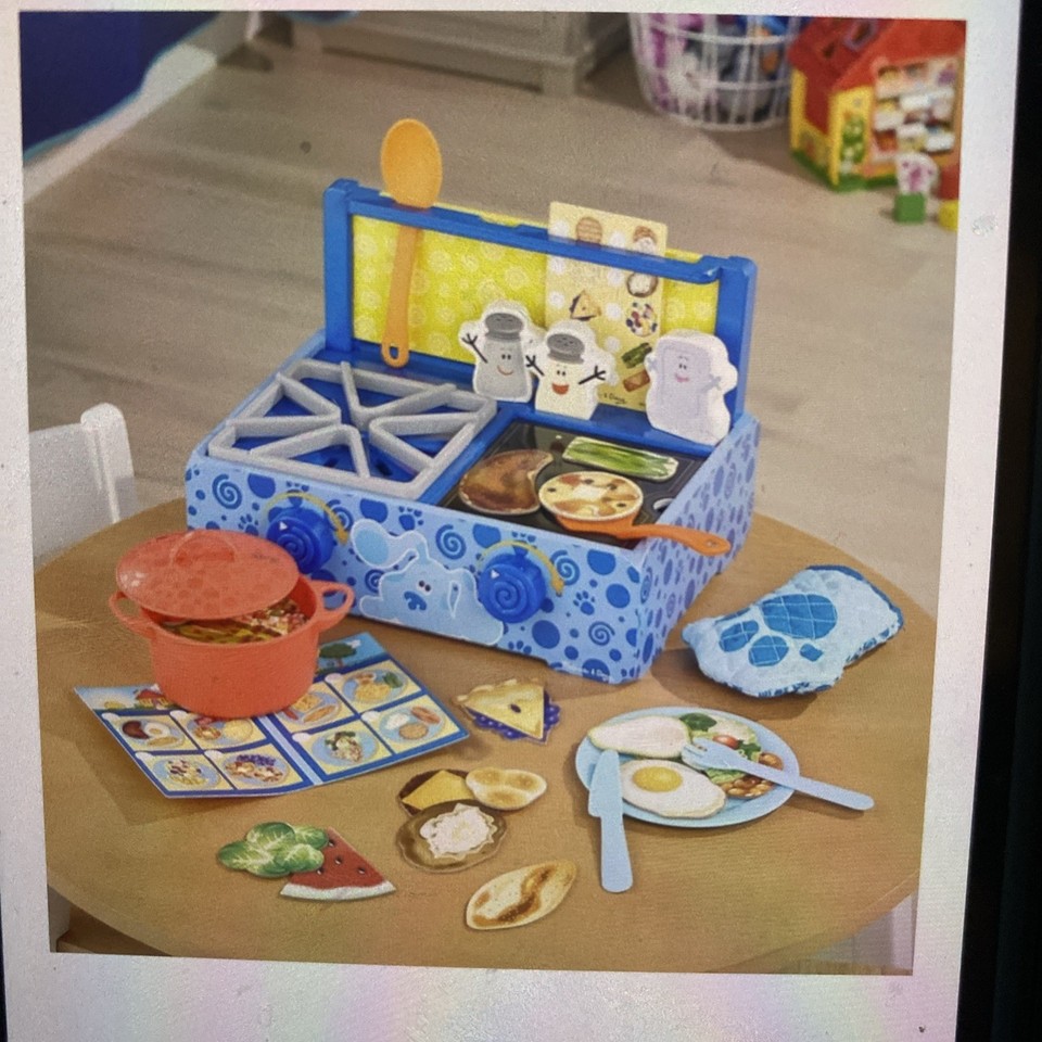 Melissa & Doug Blue's Clues & You Cooking Play Set 42pcs Age 3+ wooden ...