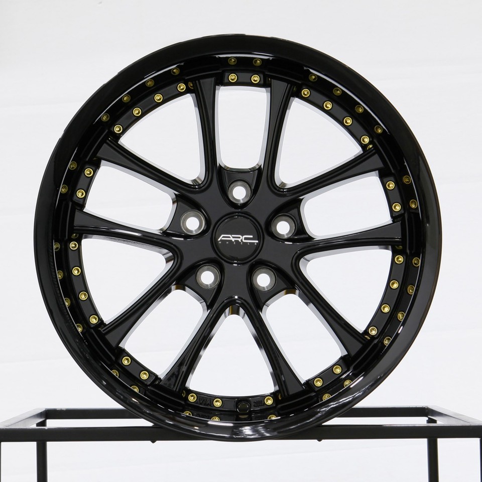 17x8/17x9 Black Wheels ARC AR5 5x120 35/30 (Set of 4) 73.1 | eBay