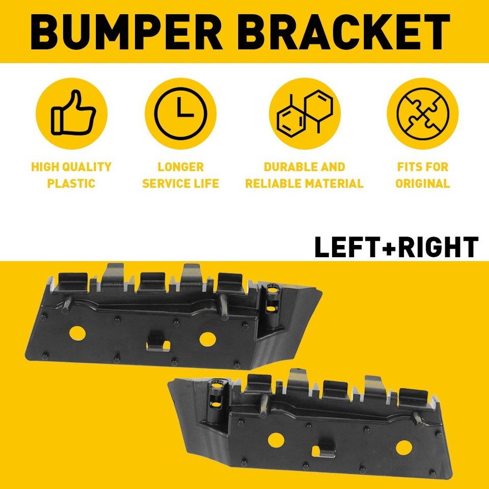 Bumper Support Bracket Fit For 15-2017 Ford Mustang Set of 2 Front Left ...