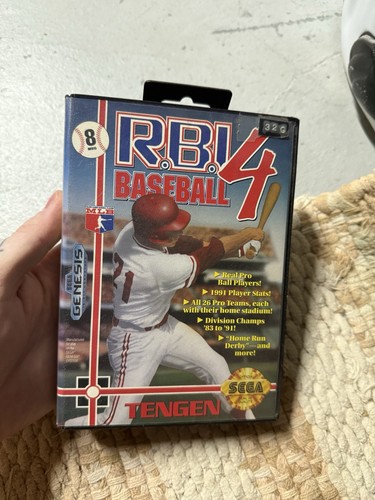 RBI Baseball 4 Sega Genesis Rare Complete In Box CIB Video Game | eBay