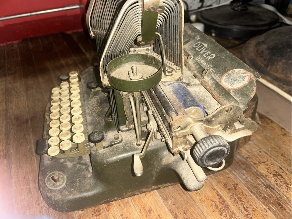 Old Vintage Antique Oliver Standard Visible Typewriter No. 3Parts or ...
