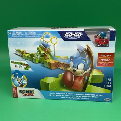 Sonic The Hedgehog Go Go Racers Playset Sonic Adventure Fun Track and ...