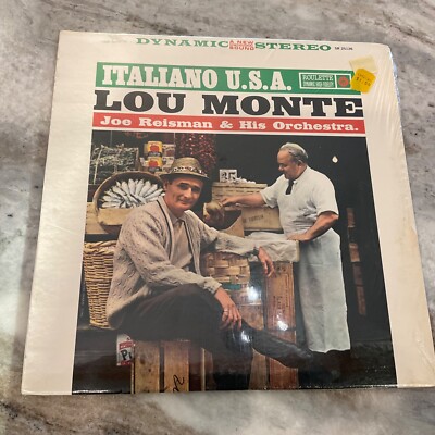 LOU MONTE LP ITALIANO U.S.A. 1958 Roulette SR 25126 STEREO SEALED The ...