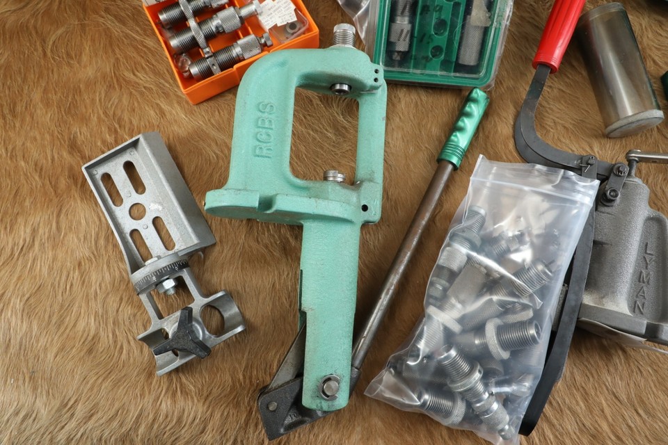 RCBS JR3 / JR2 Cast-Iron Single Stage Reloading Press, Powder Measure ...