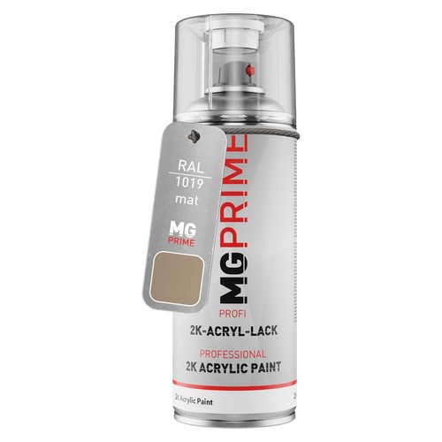 RAL 1019 Beige gris Grey beige mat acrylique bombe aérosol 2C 400 ml ...
