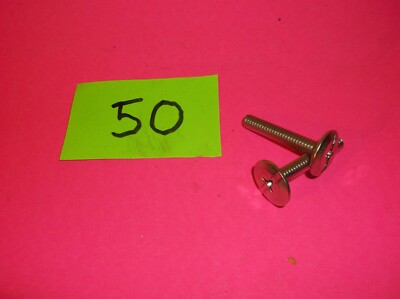 QTY 50 1/4-20 X 1 1/2 STAINLESS STEEL HURRICANE SHUTTER BOLTS (INSUSTRY ...