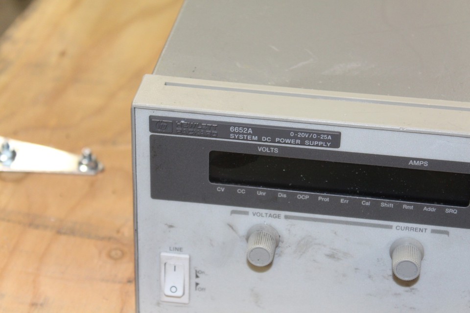 HP Agilent 6652A 0-20V / 0-25A System DC Power Supply | eBay
