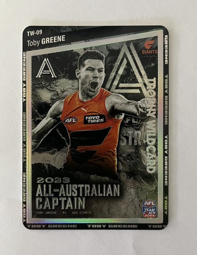2024 AFL Teamcoach Trophy Wildcard - Toby Greene - TW-09 | eBay
