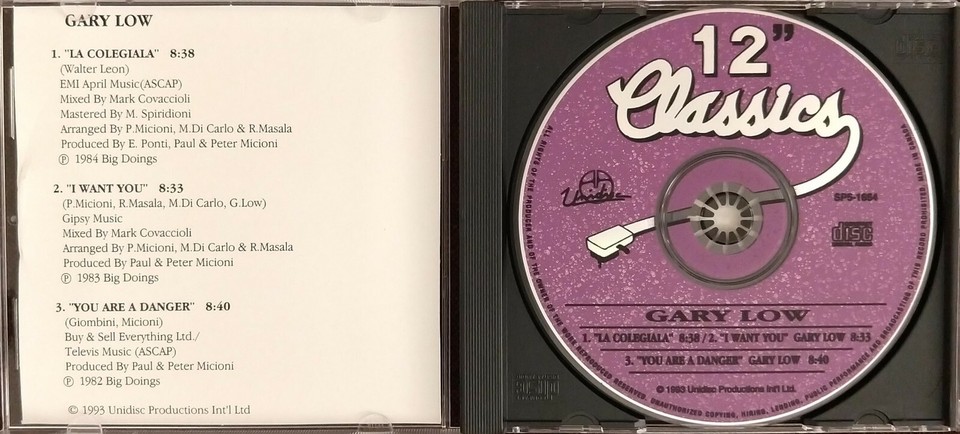 12 INCH CLASSICS ON CD - Choose From over 70 Titles - Original 1990's ...