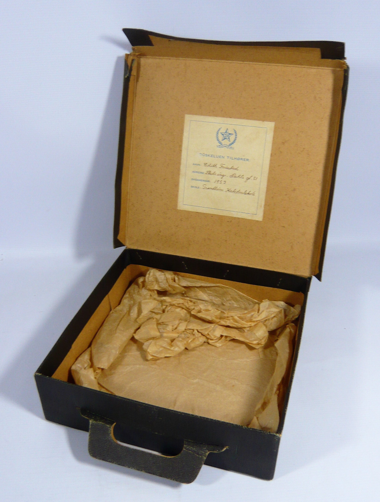 Vintage 1950s Norwegian Student Black Cap | Grelly UK