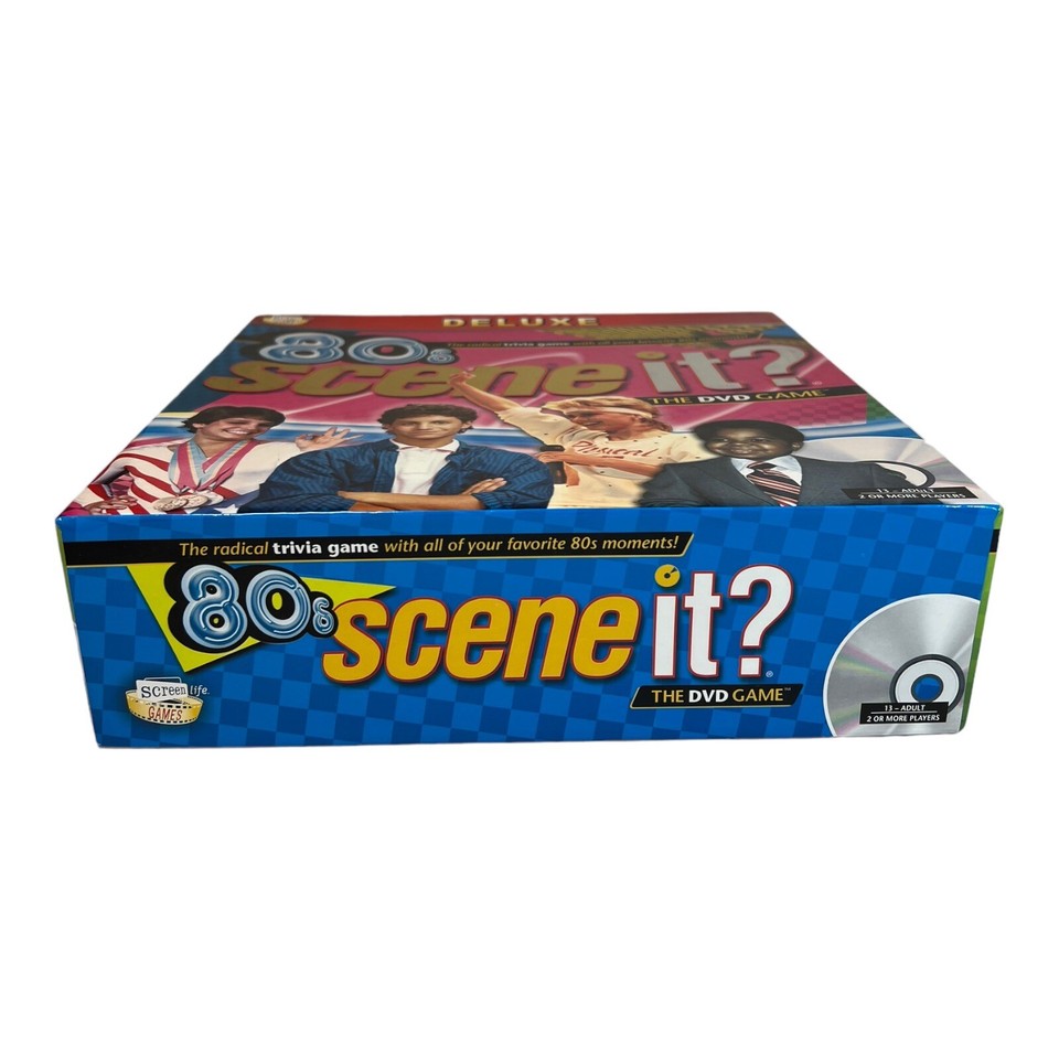 Retro 80s Scene It? The DVD Trivia Board Game Screenlife Complete In ...