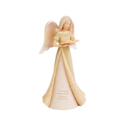 Foundations Angel of Wisdom Figurine by Karen Hahn Angels of Virtue New ...