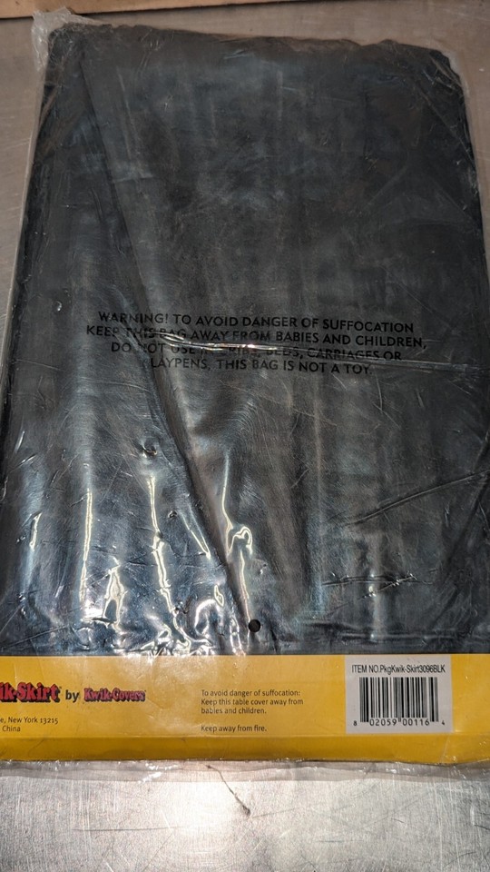 Kwik Cover-Kwik Skirt 3096 Black | eBay