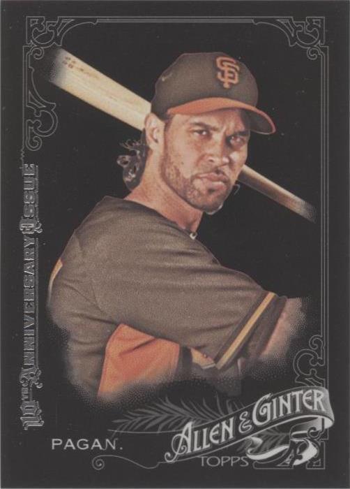 2015 Topps Allen & Ginter's - Angel Pagan #343 X: 10th Anniversary ...