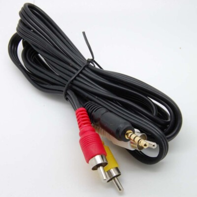 3.5mm to 3 RCA AV A/V TV Video Cable/Cord/Lead For Archos MP3 MP4 Media ...