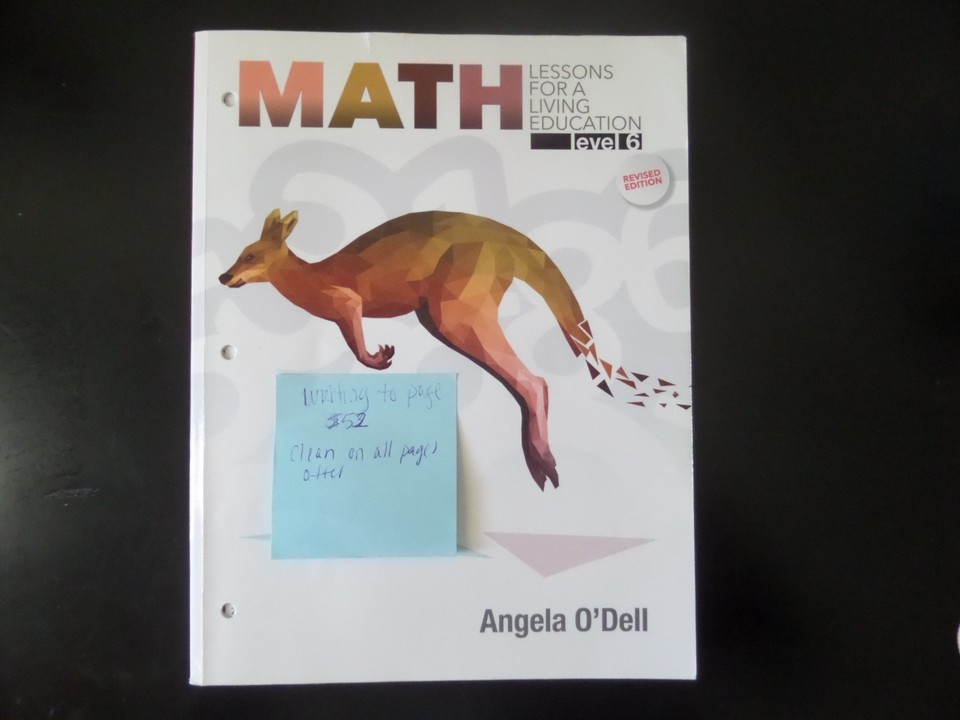 Masterbooks Curriculum Math Level 6 Student & Teacher Books Mostly ...