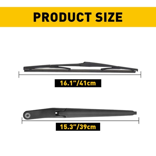 Rear Windshield Wiper Arm With Blade Set for Toyota Sienna 2011-2021 ...