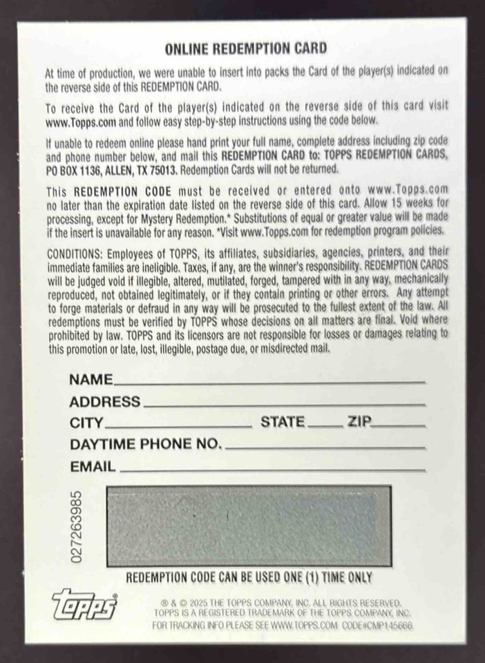 2025-26 Topps Chrome Sapphire LeBron James Sky-Light Signature Red ...