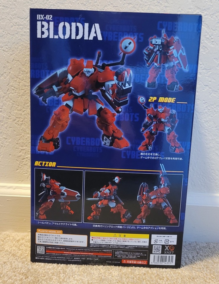 Cyberbots Full Metal Madness BX-02 Blodia Good Smile Company Moderoid ...