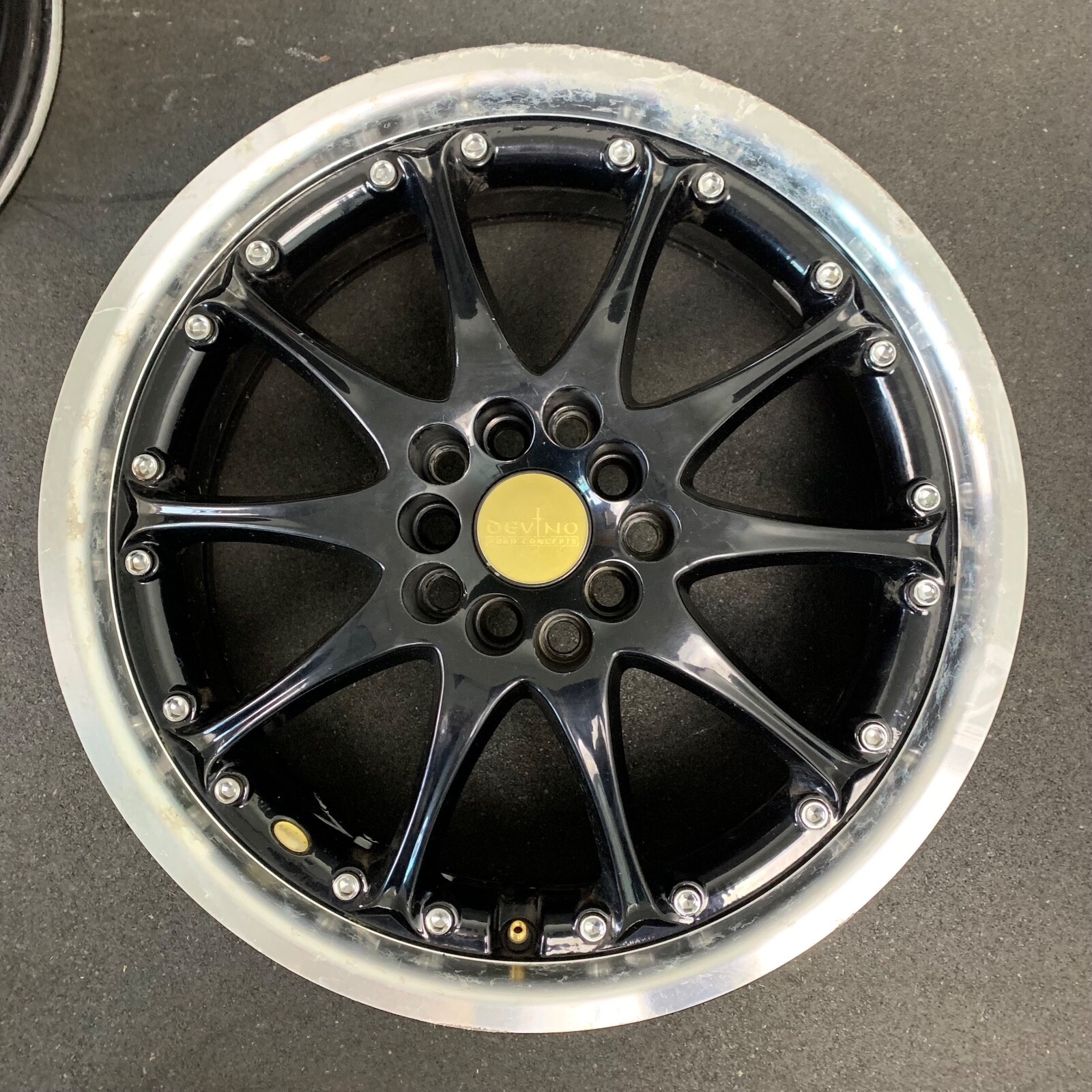 (4) 17x7 Devino Road Concepts Racing Wheels Rims+Caps 5x100/5x114.3 ...