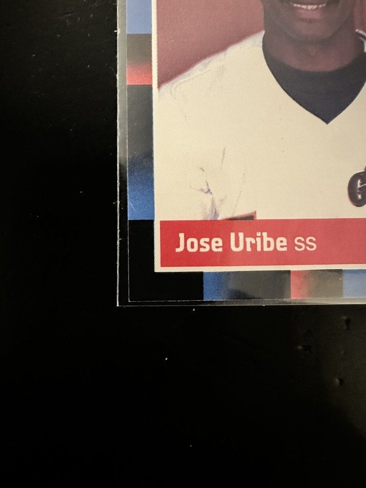 1988 DONRUSS BASEBALL JOSE URIBE ERROR CARD #559 WRONG DOB SAN ...