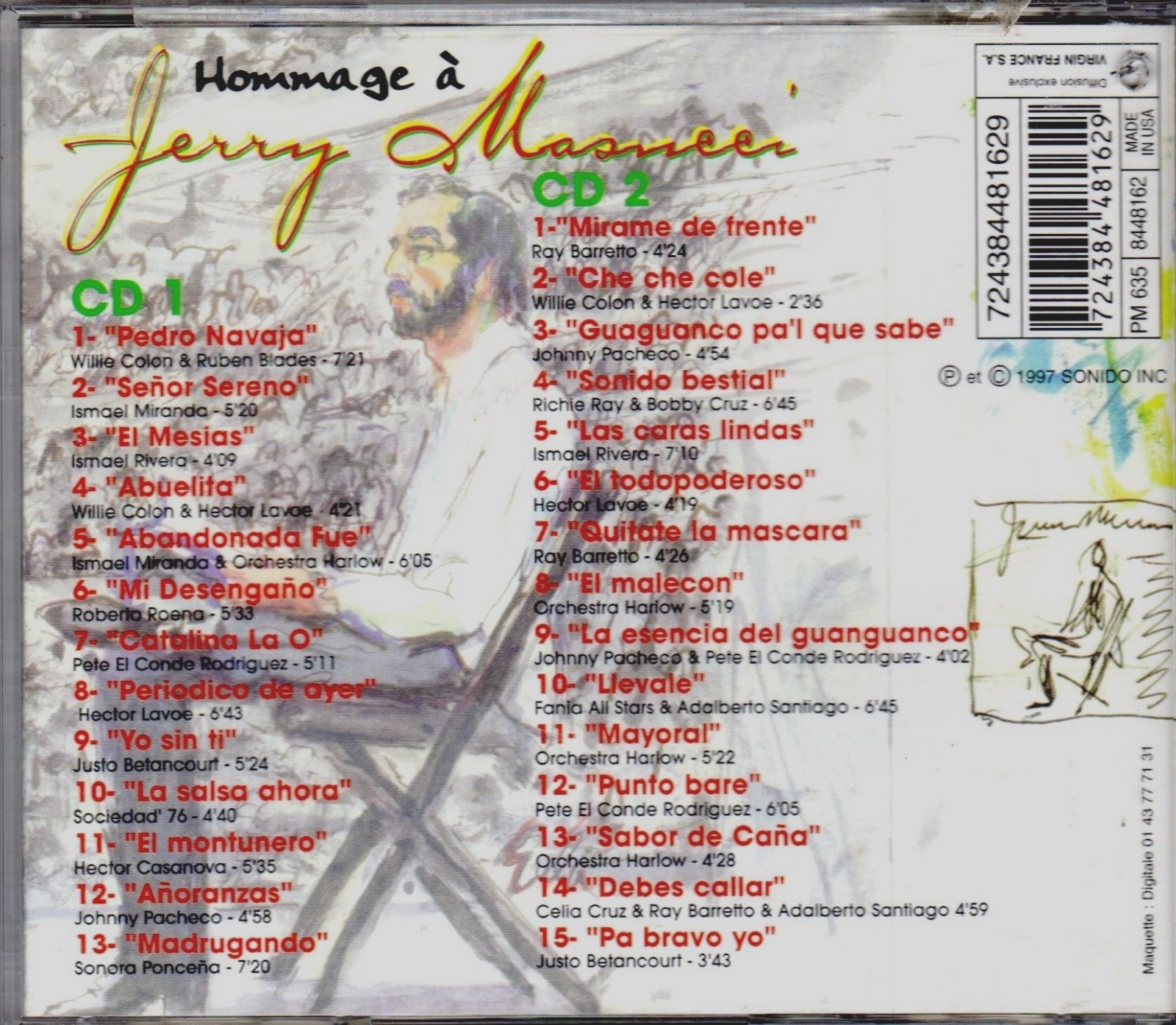 HOMENAJE A JERRY MASUCCI - FANIA / DOBLE 2CD ORIGINAL | eBay.de