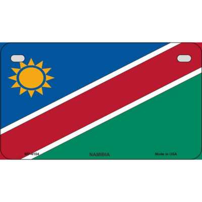 Namibia Flag Novelty Metal Motorcycle Plate MP-4104 | eBay