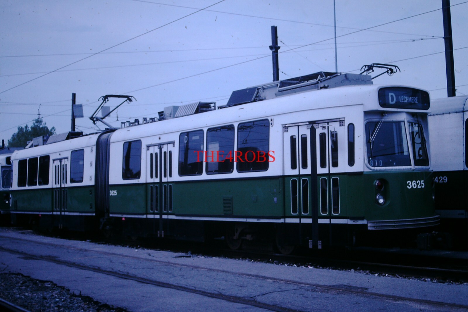 Original 1987 MBTA LRV Train Riverside Slide #1387 | eBay