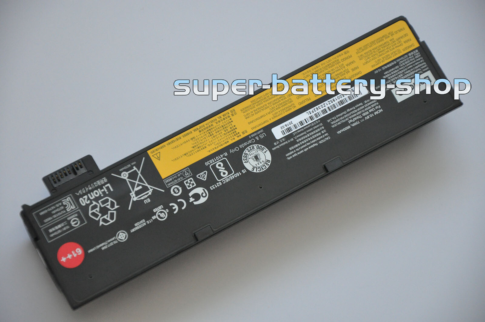 Lenovo+01AV425+10.8V+48Wh+6-Cell+Li-Ion+Laptop+Battery+For+ThinkPad for ...