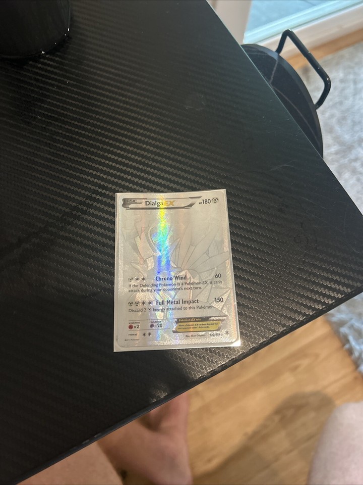 Pokemon Dialga EX 122/119 Phantom Forces Full Art Secret Rare Silver ...