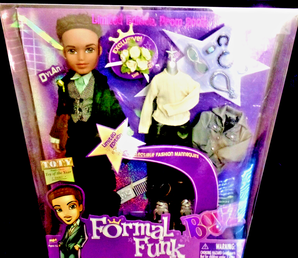 Bratz Boyz Formal Funk "Dylan" Limited Edition Prom Collector Doll ...