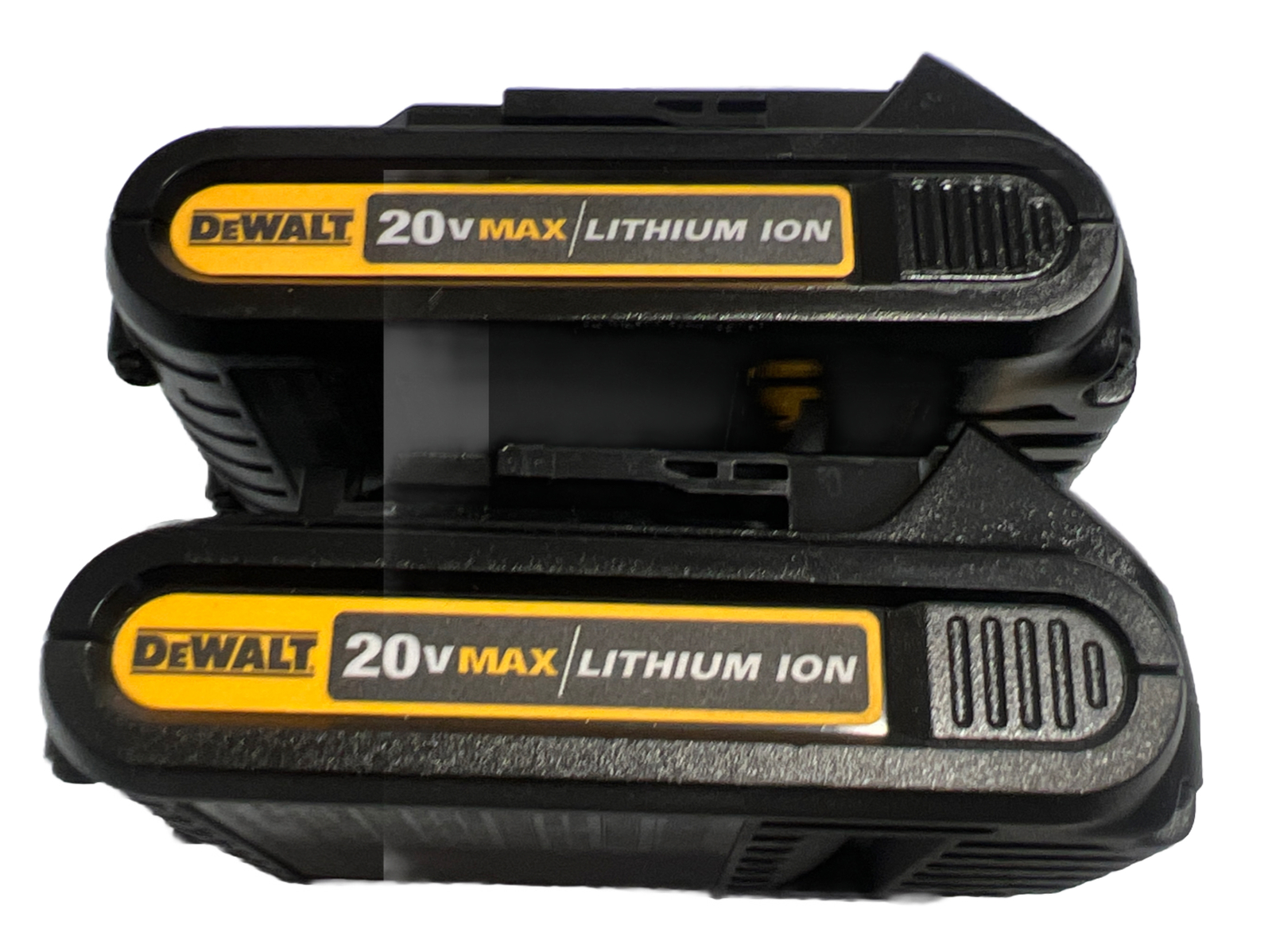 (2) NEW Genuine DEWALT DCB201 20V 20 Volt MAX 1.5Ah Li-Ion Compact ...
