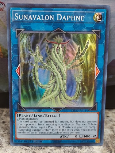 Sunavalon Daphne MP22-EN114 - Super Rare Yugioh! Holo Foil Nice! | eBay
