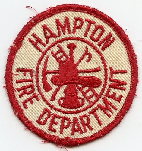 1970's Hampton, New Hampshire Fire Department Round Patch | eBay