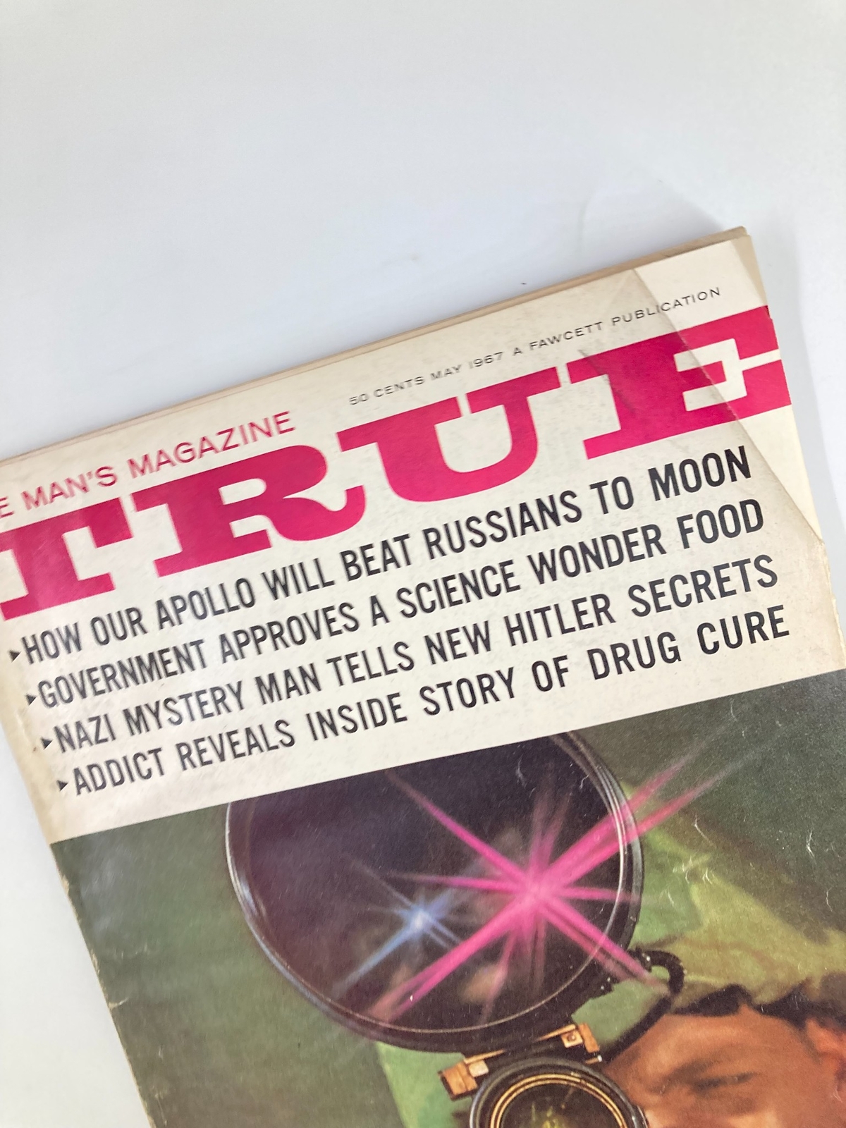 TRUE The Man's Magazine May 1967 Black-Light Gunsight at Viet Cong No ...