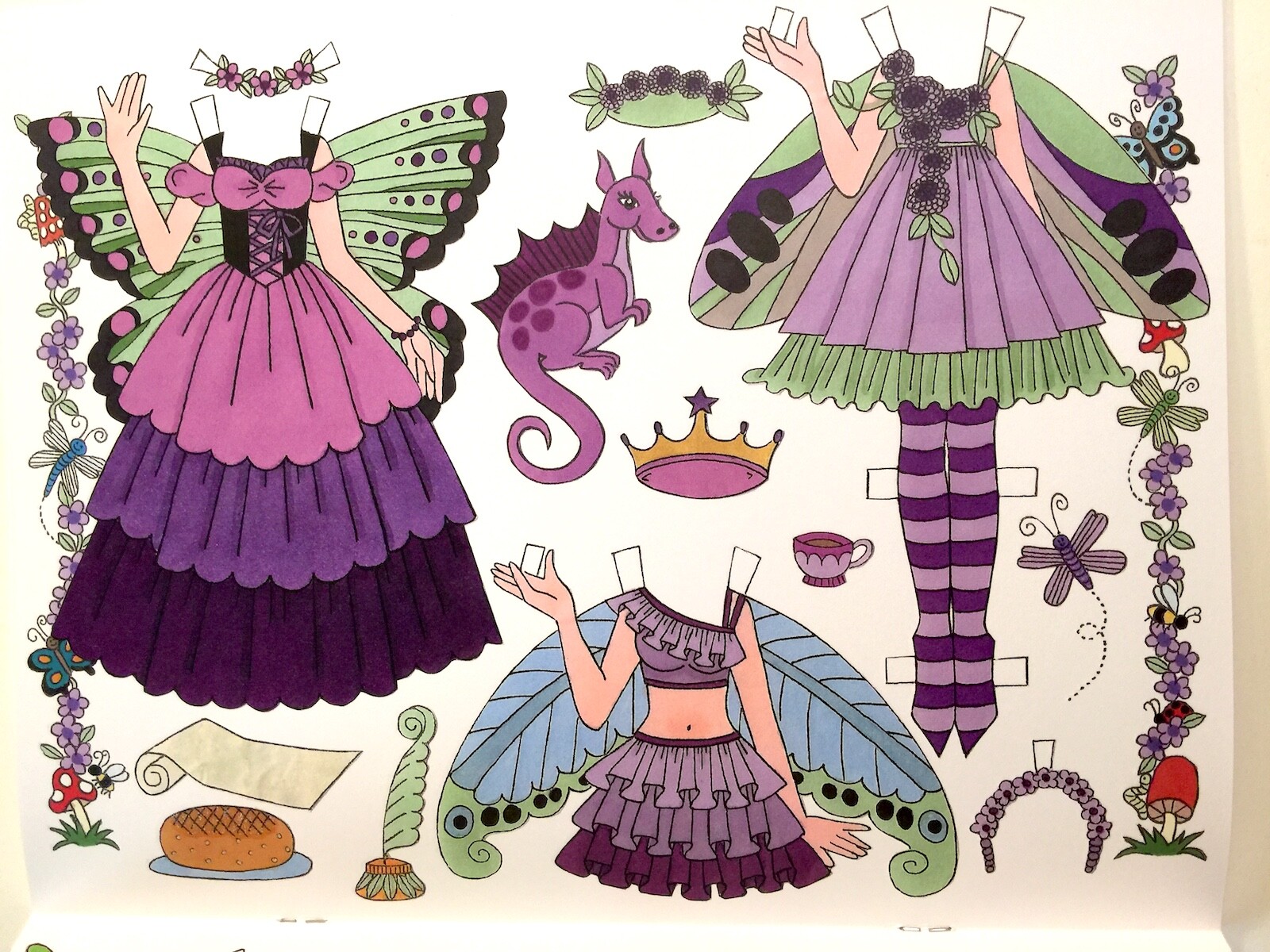 Whimsical! FLUTTER PAPER DOLLS from the Land of Faerie - by Alina ...