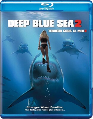 Deep Blue Sea 2 (Terreur Sous la Mer 2) Blu-Ray/DVD Good w/ slipcover ...